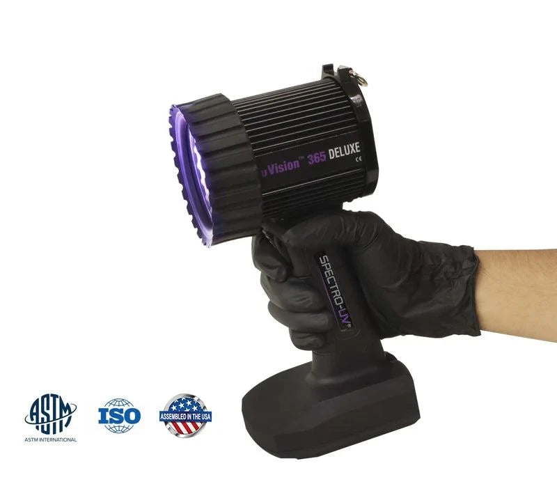 uVision 365 LED 365nm UV-A Blacklight Lamp Kit with Battery UV-365ZHC