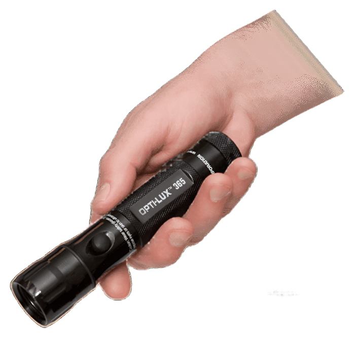 Opti-Lux 365 LED 365nm UV-A Flashlight Kit with UV-A Pass Filter Also ...