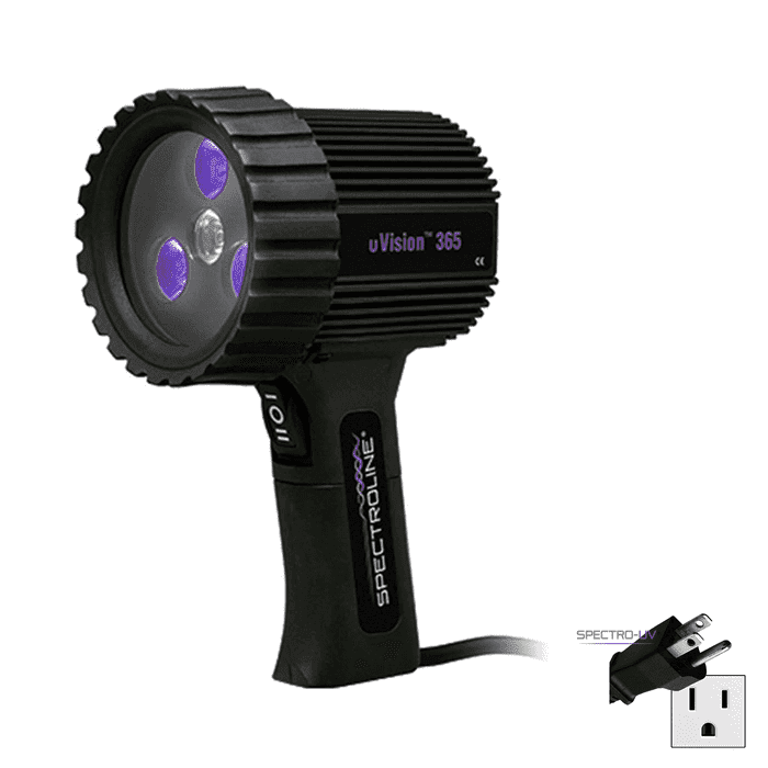 uVision 365 Series LED 365nm Ultraviolet Blacklight Lamp (UV-365EH)